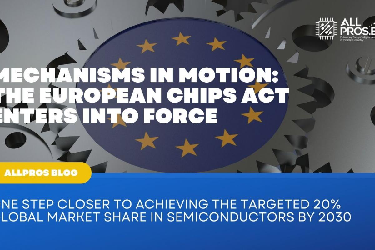 Mechanisms in motion: the European Chips Act enters into force | ALLPROS.eu Mechanisms in motion: the European Chips Act enters into force | ALLPROS.eu